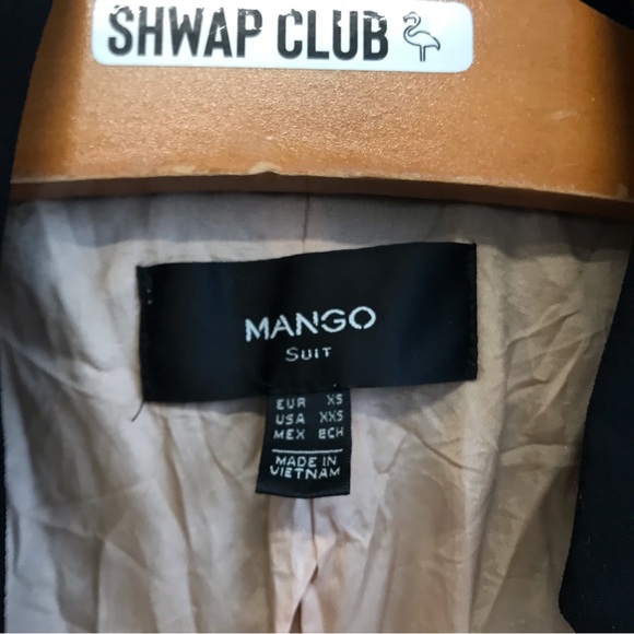 Mango | Jackets & Coats | Mango Black Tuxedo Deep Plunge One Button ...